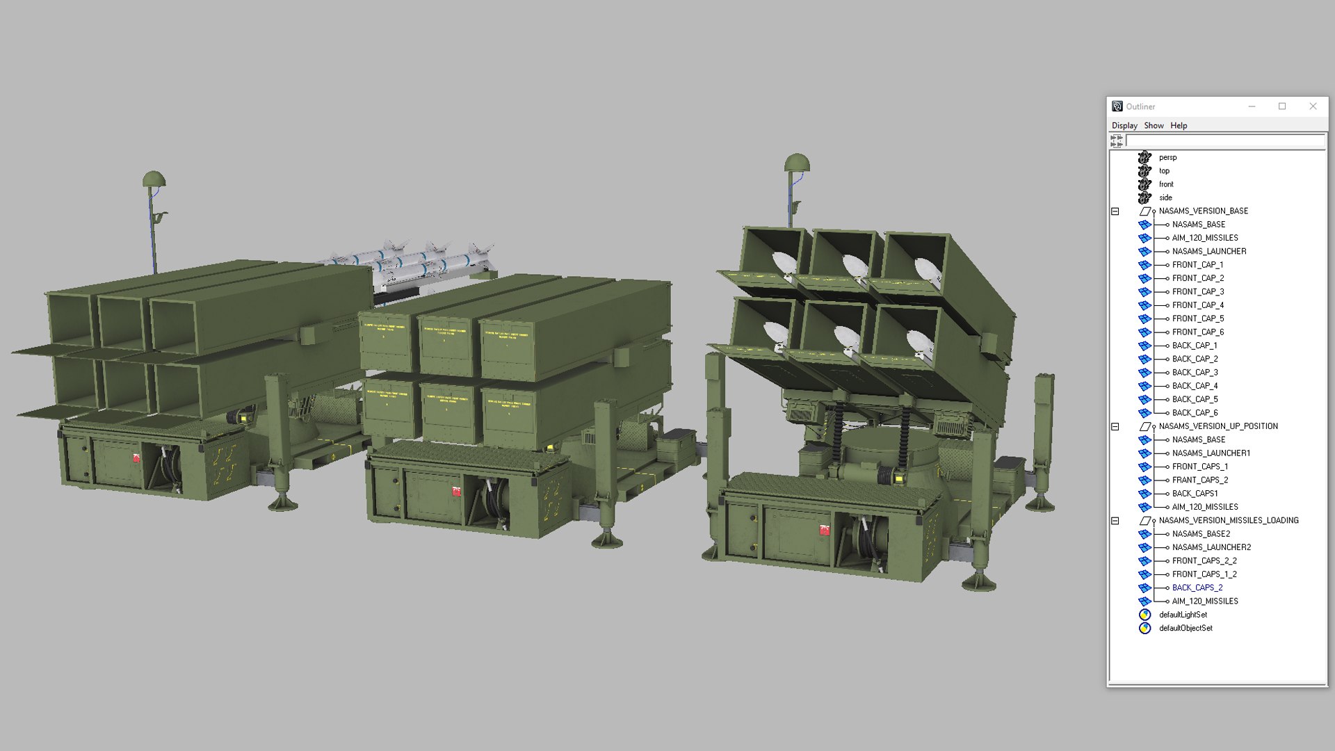 3D NASAMS-II - TurboSquid 1972724