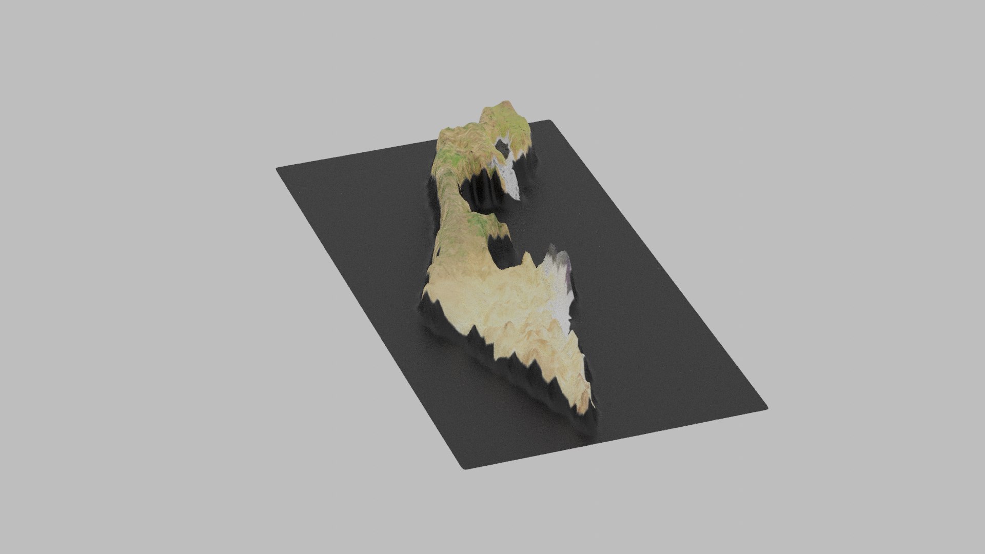 3D Israel Map Country - TurboSquid 2075896