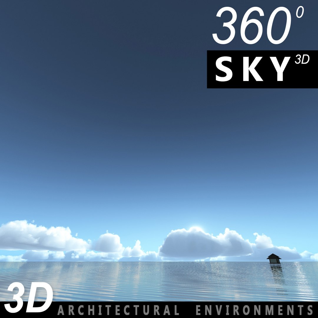 sky clouds 3d 3ds