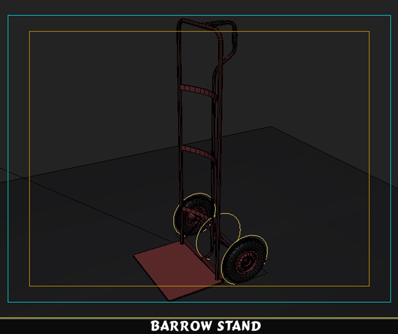 barrow stand 3d max
