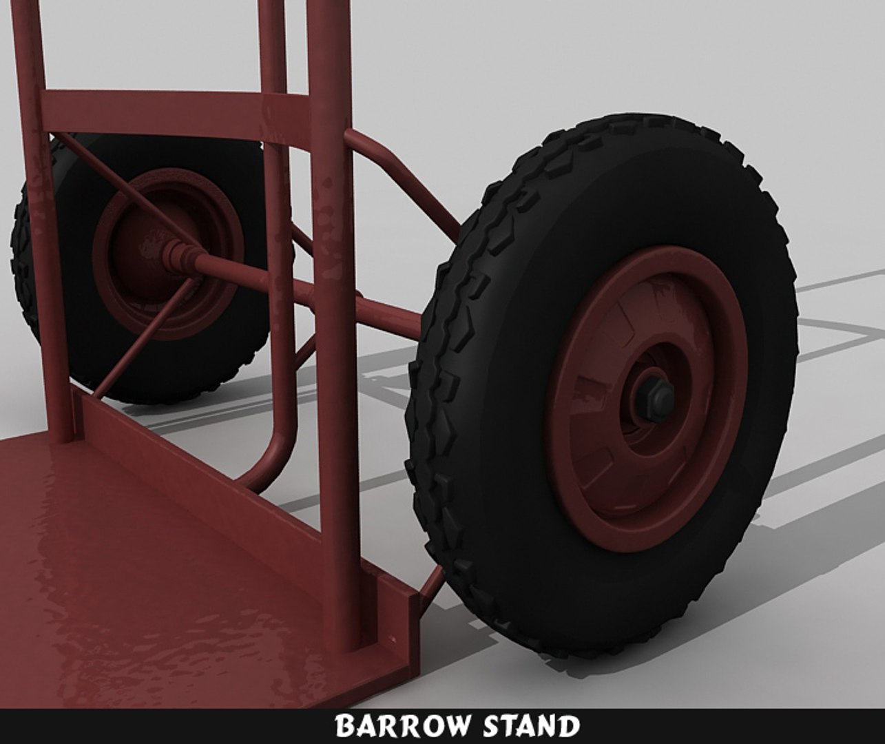 barrow stand 3d max