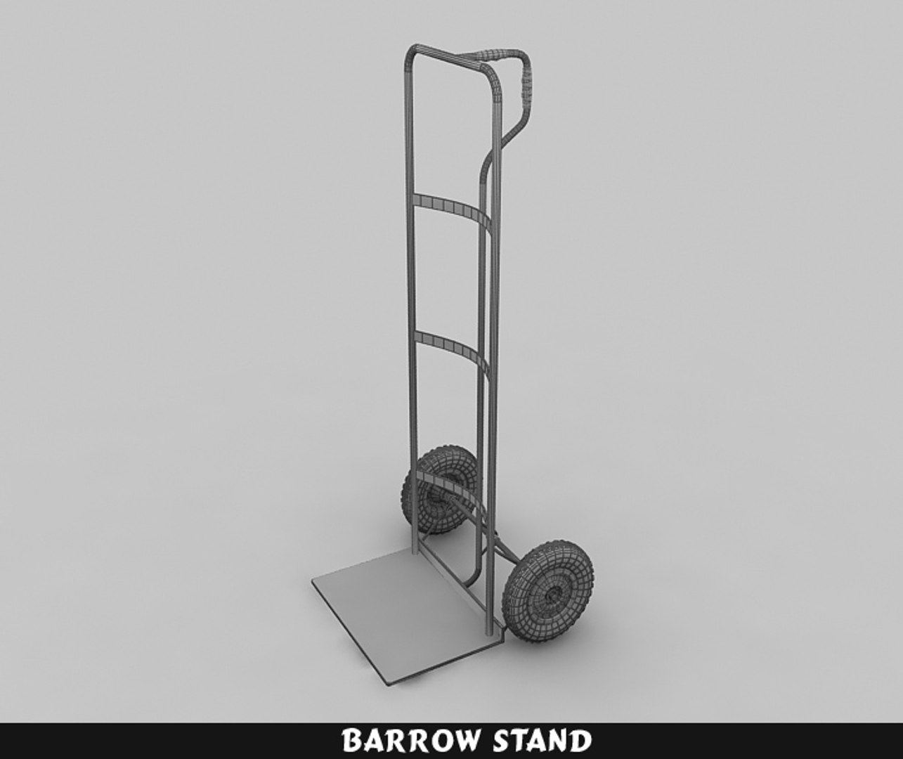 barrow stand 3d max