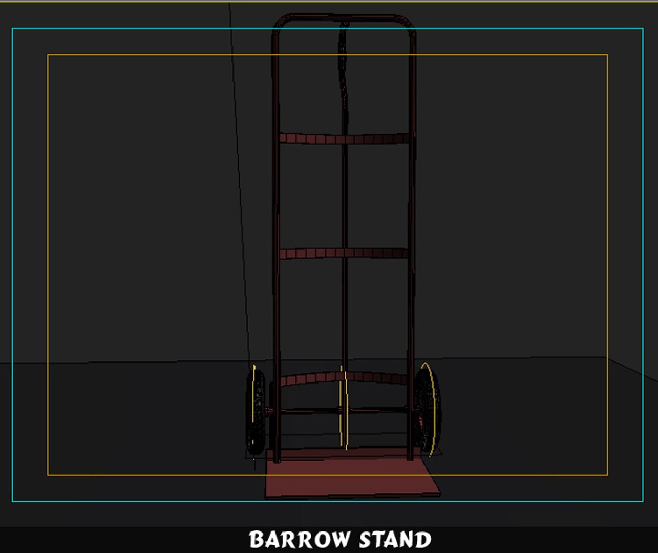 barrow stand 3d max