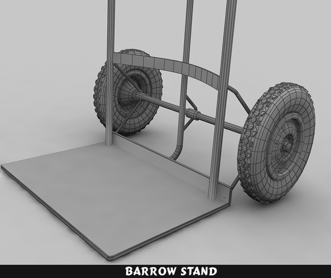 barrow stand 3d max
