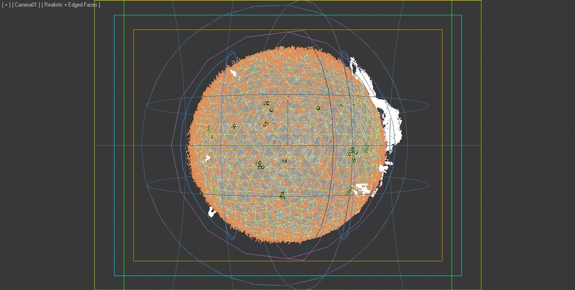 3d Model Pflow Sun Solar Flare