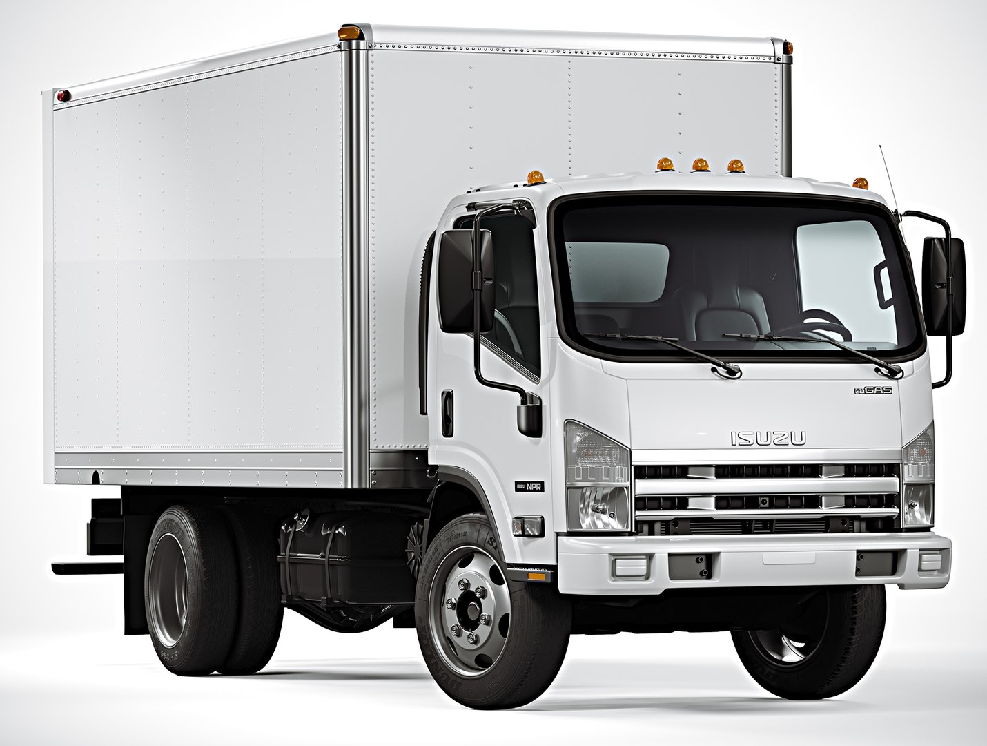 2016 isuzu npr gas 3d model