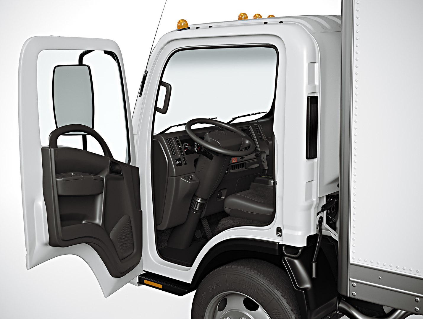 2016 Isuzu Npr Gas 3d Model