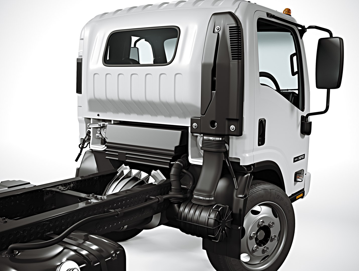 2016 Isuzu Npr Gas 3d Model