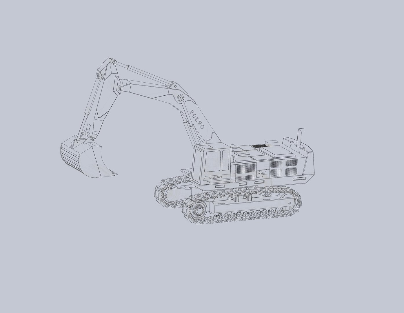 Volvo Excavator 3D - TurboSquid 2094761