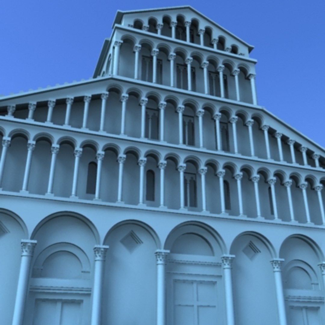 3d Pisa Cathedral Model