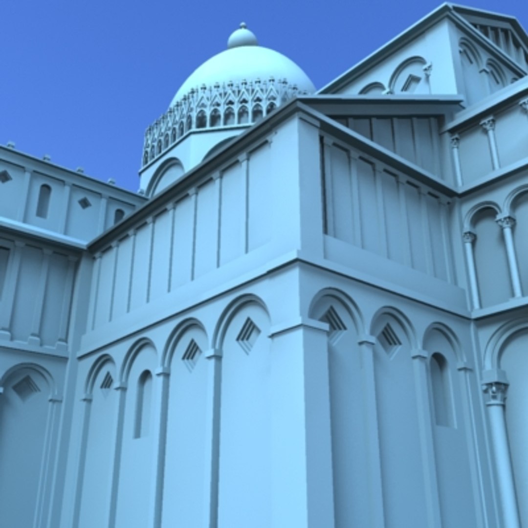 3d Pisa Cathedral Model