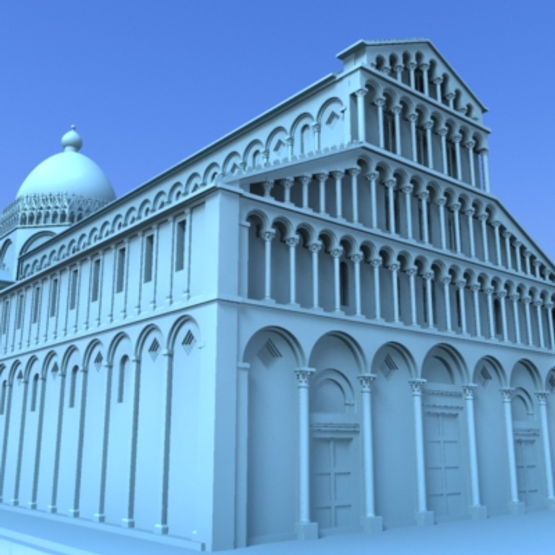 3d Pisa Cathedral Model
