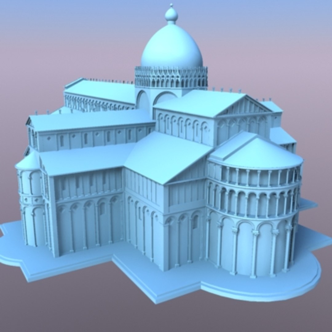 3d Pisa Cathedral Model