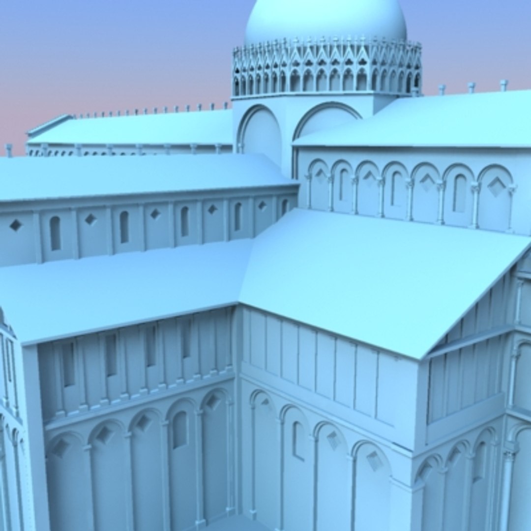 3d Pisa Cathedral Model