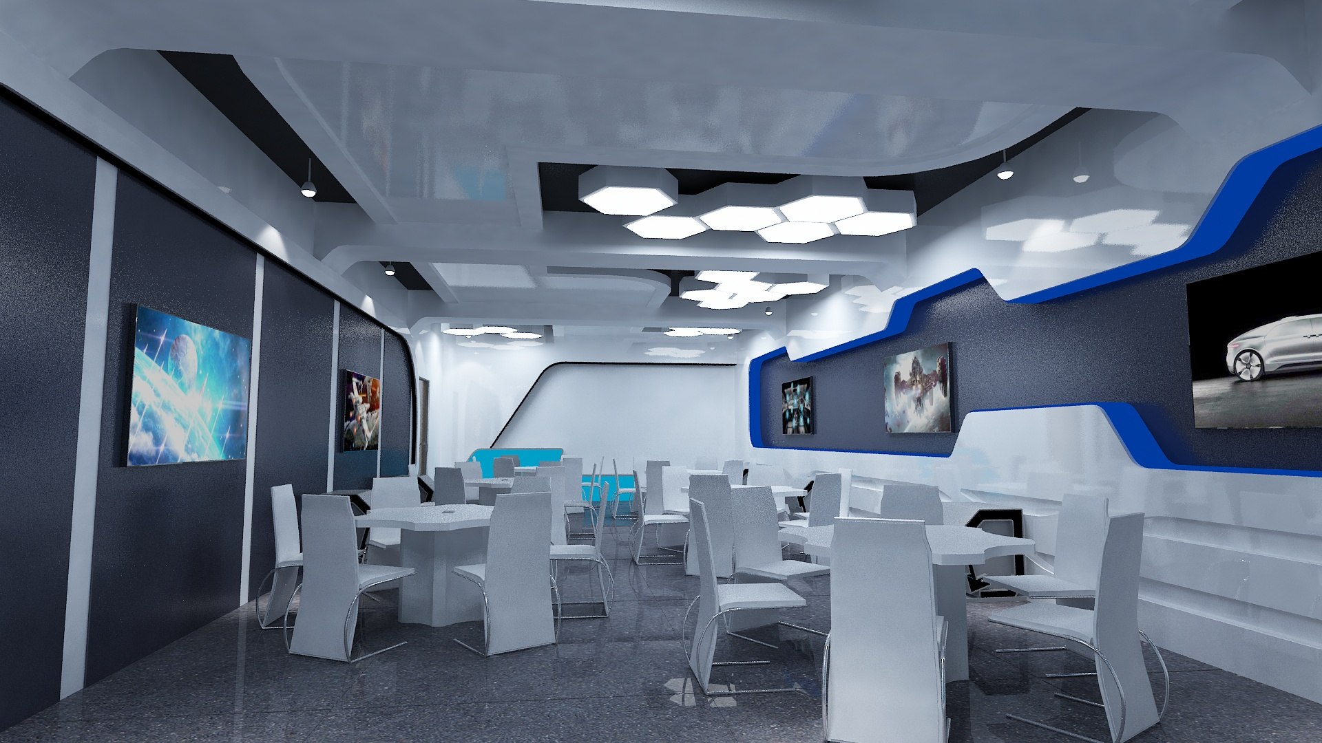 Classroom modern classroom school 3D model - TurboSquid 2160631