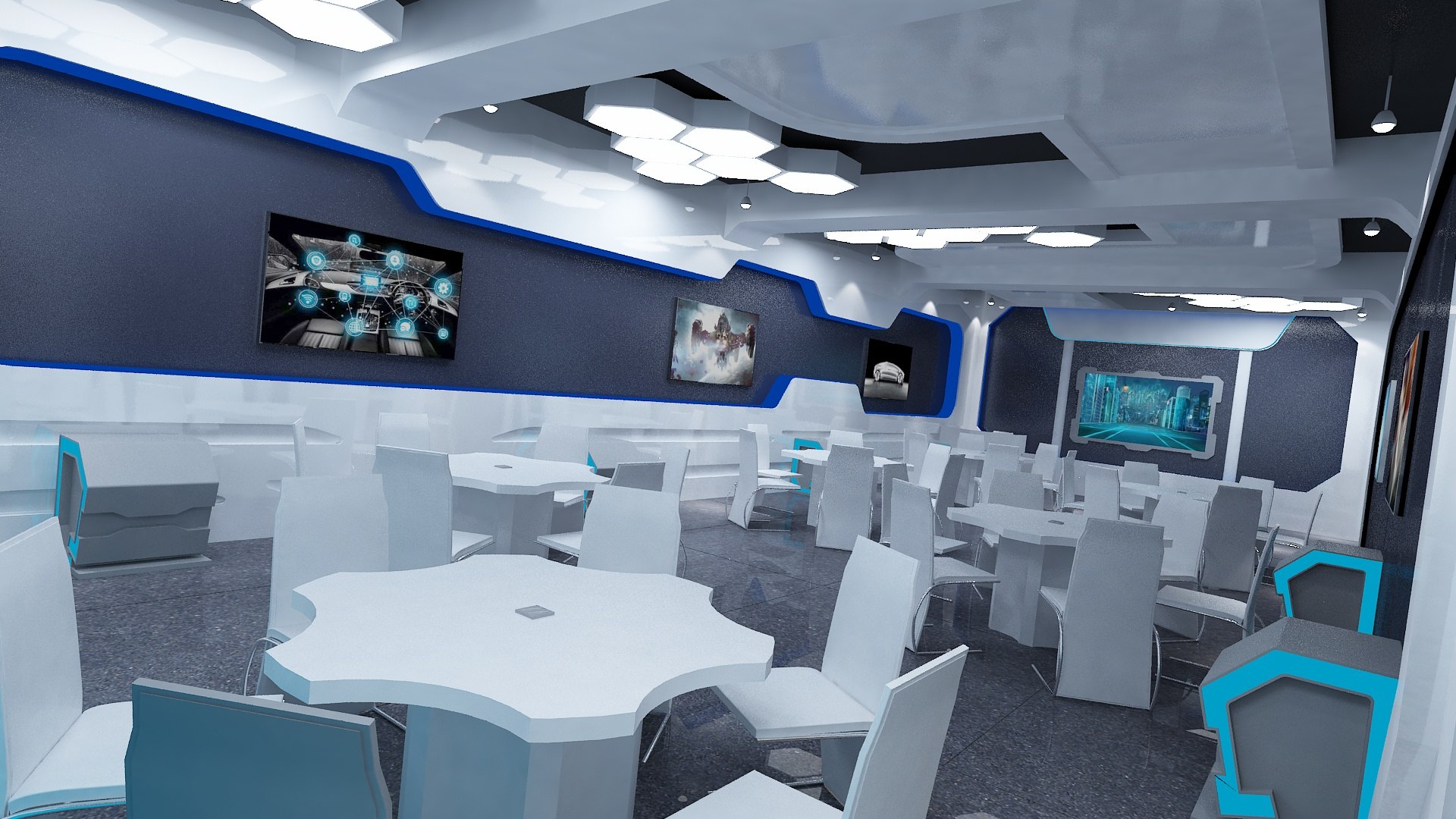 Classroom modern classroom school 3D model - TurboSquid 2160631