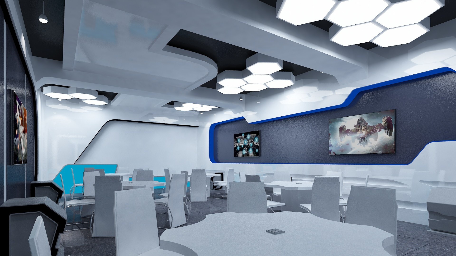 Classroom modern classroom school 3D model - TurboSquid 2160631