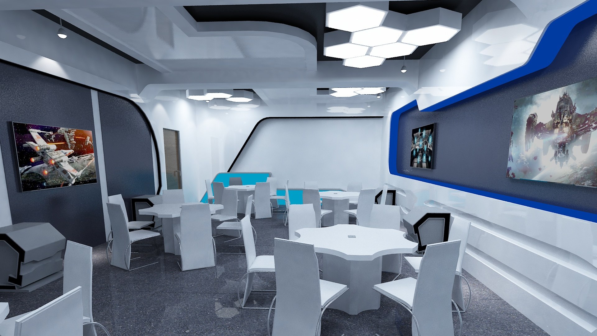 Classroom modern classroom school 3D model - TurboSquid 2160631