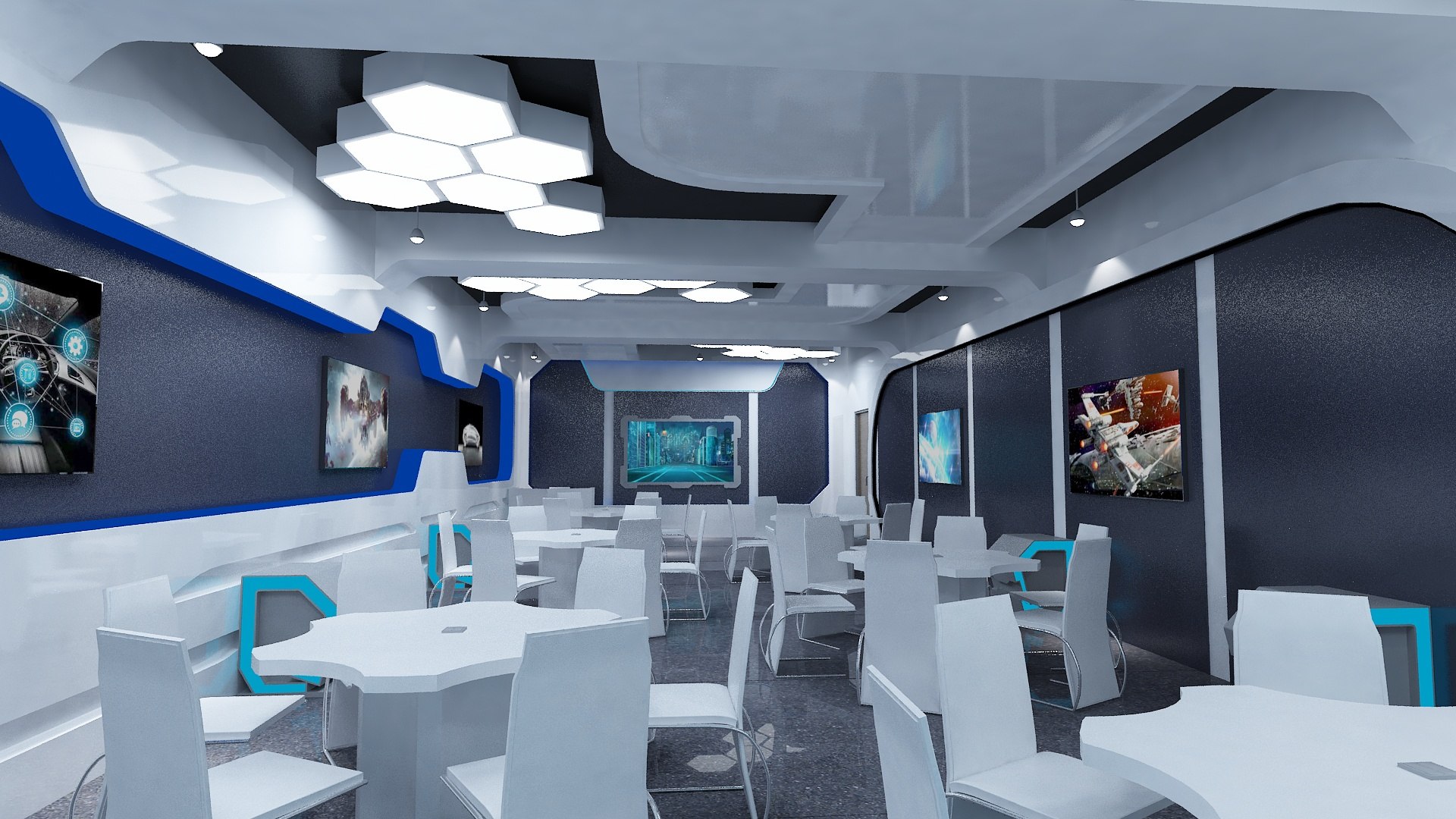 Classroom modern classroom school 3D model - TurboSquid 2160631