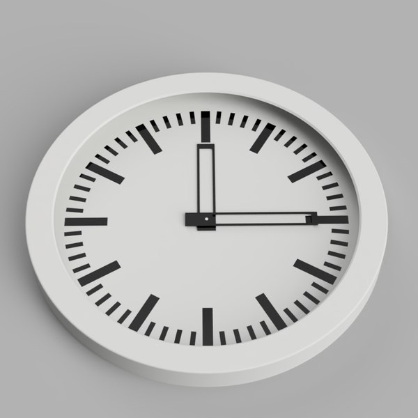 modelo 3d Reloj de pared gratis - TurboSquid 1166360