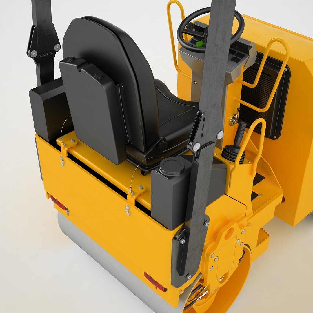 asphalt compactors 3d model