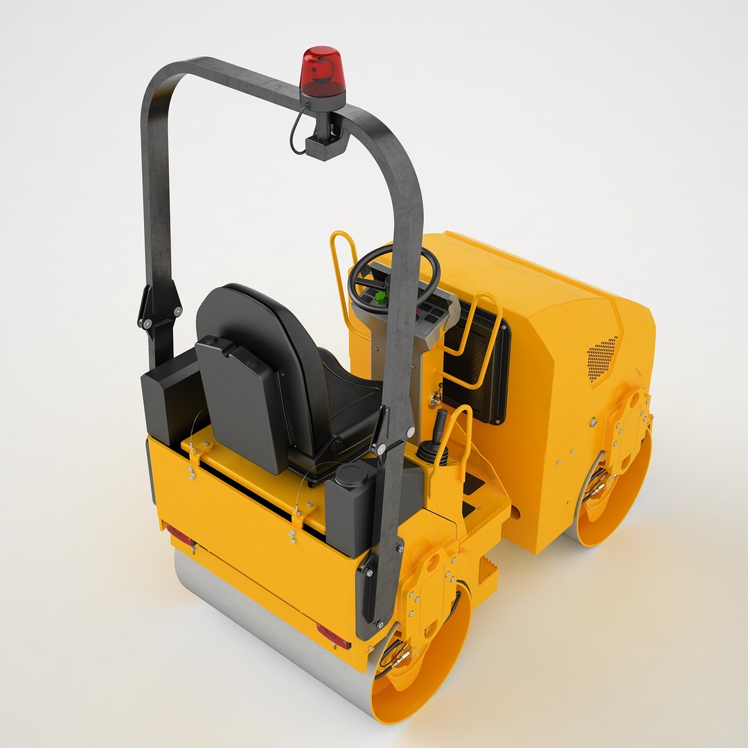 asphalt compactors 3d model