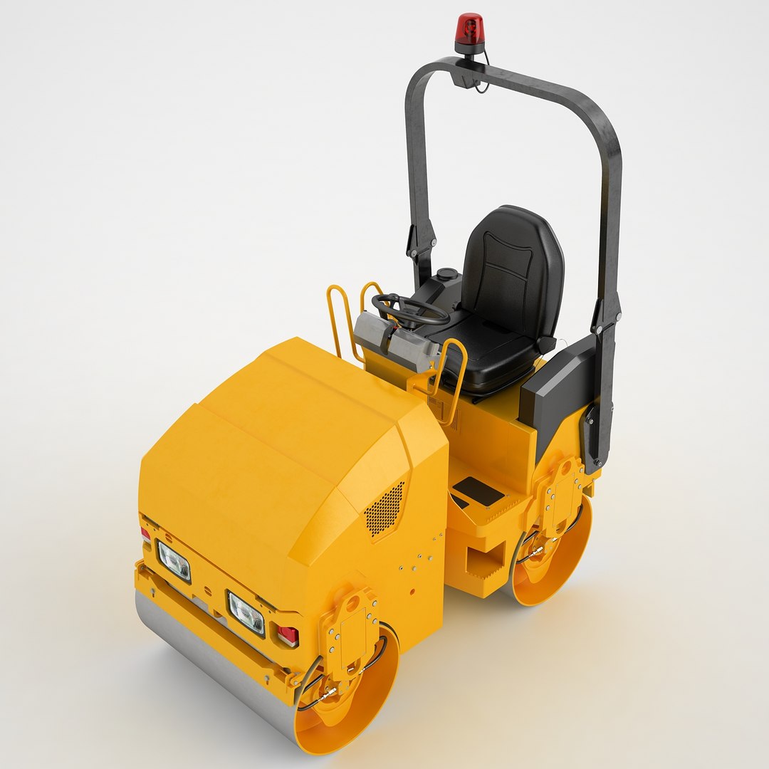 asphalt compactors 3d model