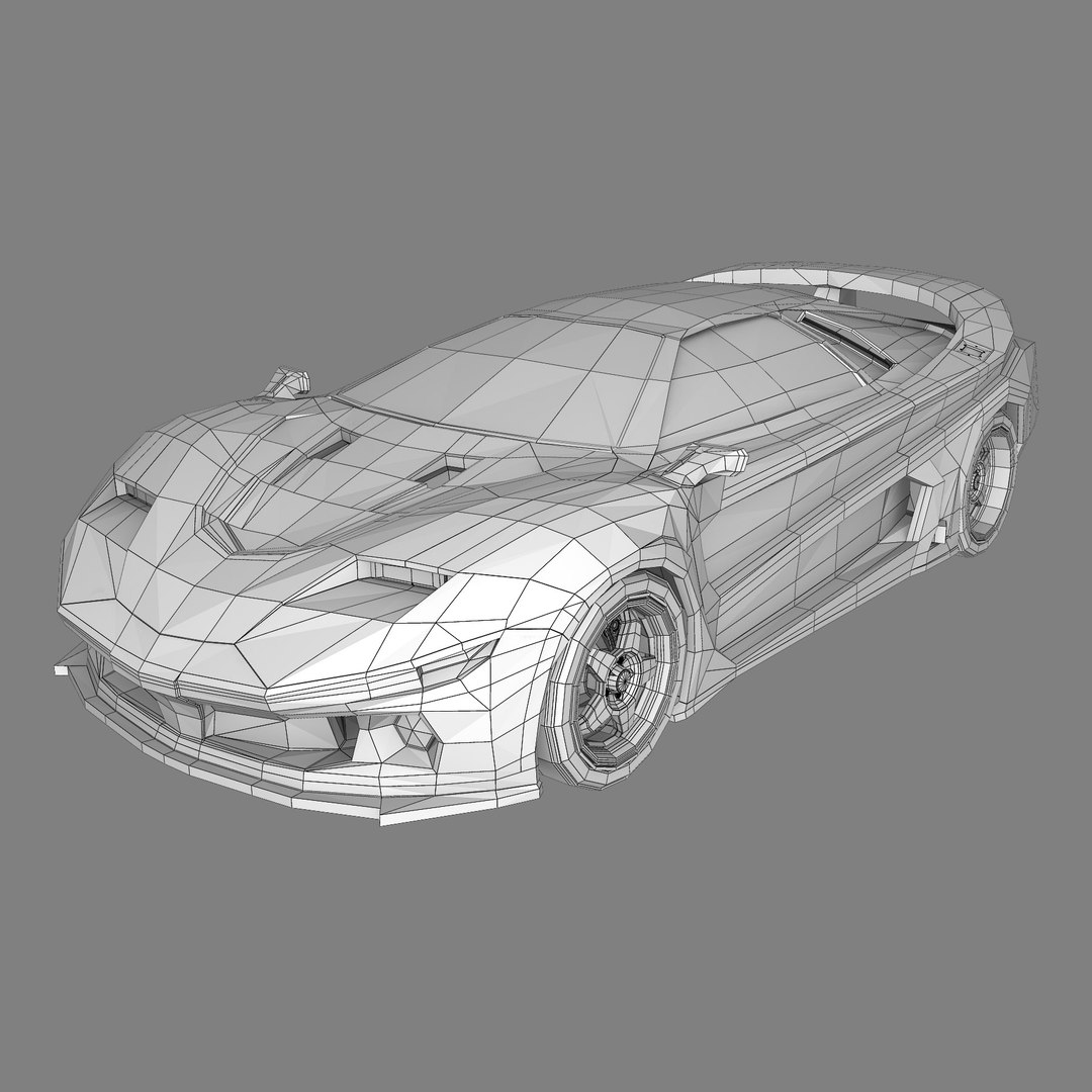 Concept Car 3d Model