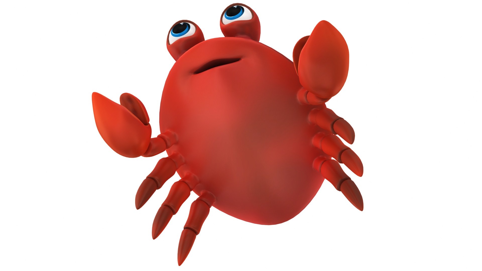 Realistic Crab And Cartoon Crab Collection Model - TurboSquid 2081714