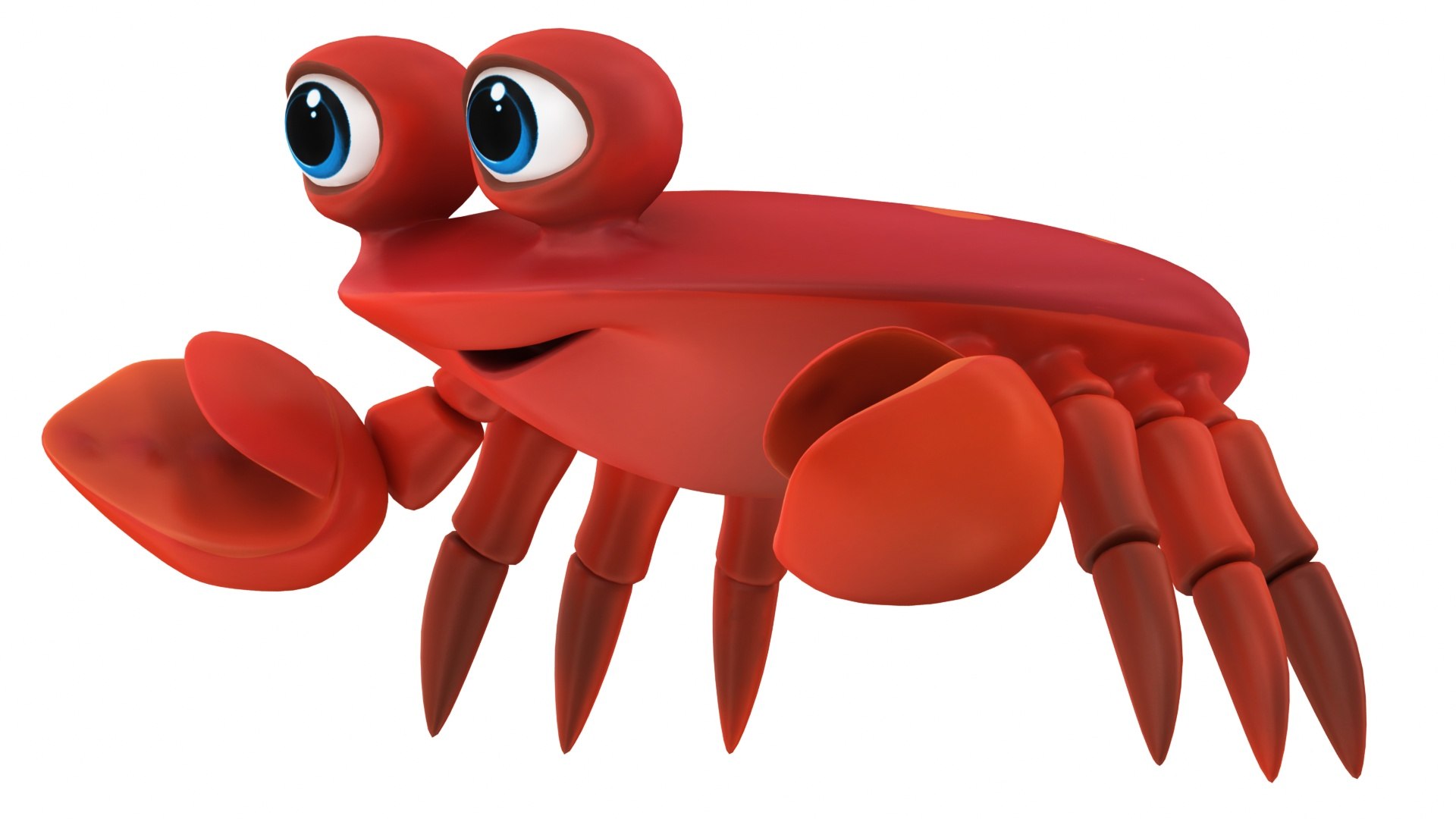 Realistic Crab And Cartoon Crab Collection Model - TurboSquid 2081714