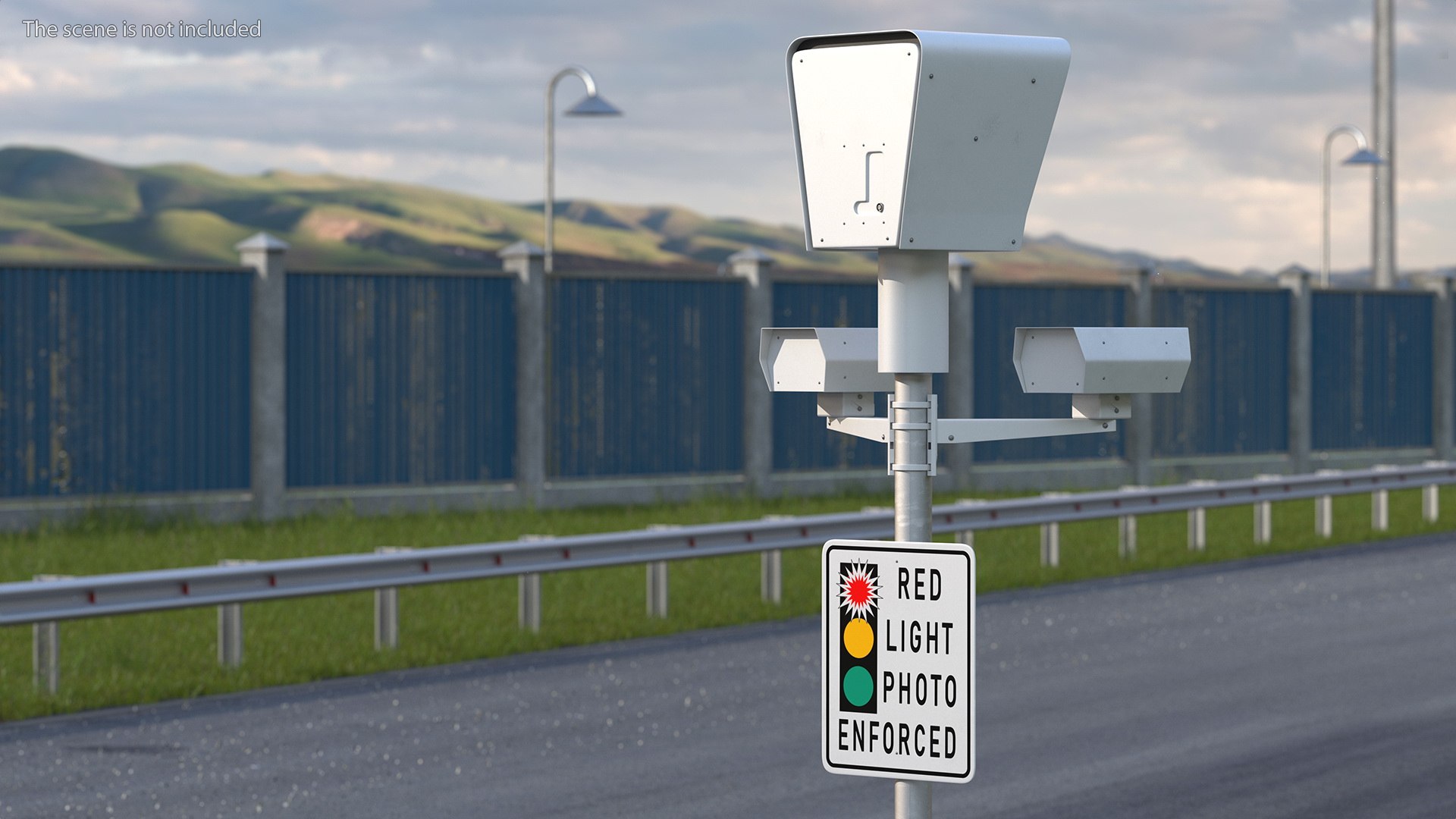 Traffic Control Red Light Camera 3D model - TurboSquid 1773086