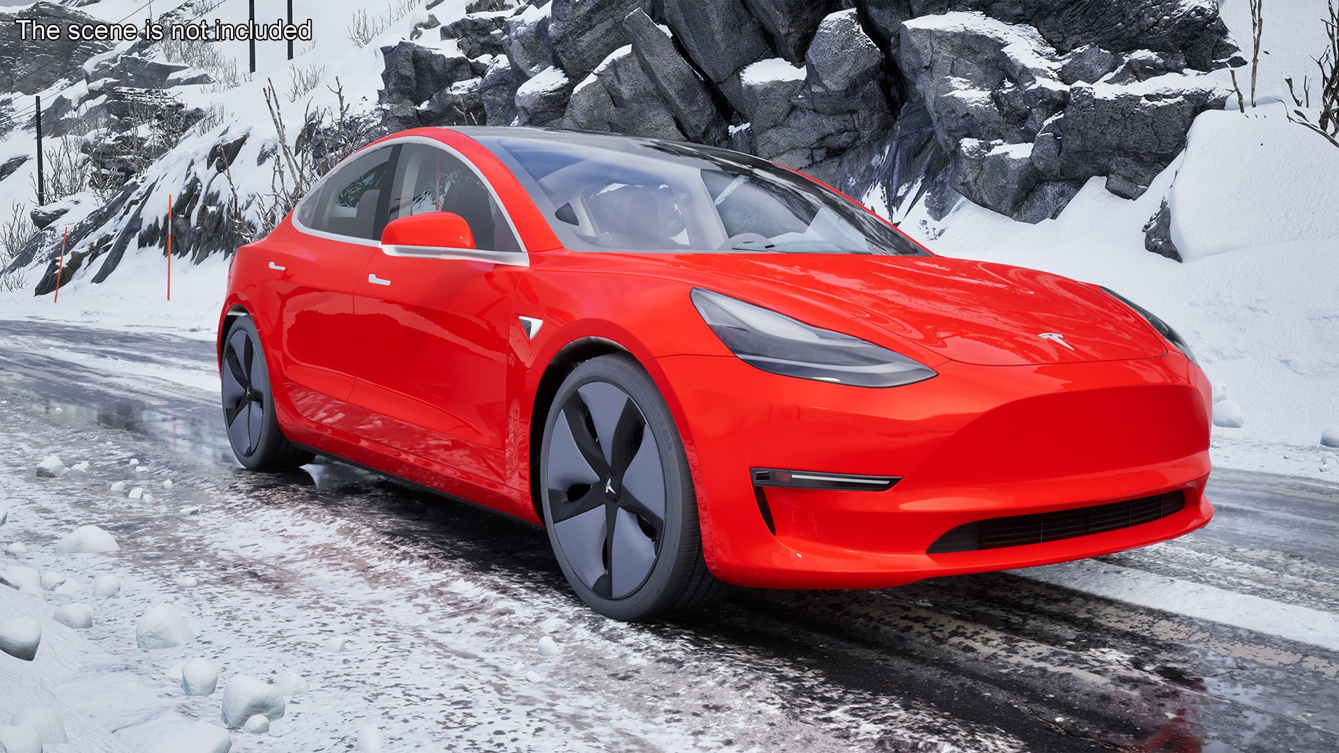 3D model Tesla with Aero Wheel Cower Accessories Rigged - TurboSquid ...