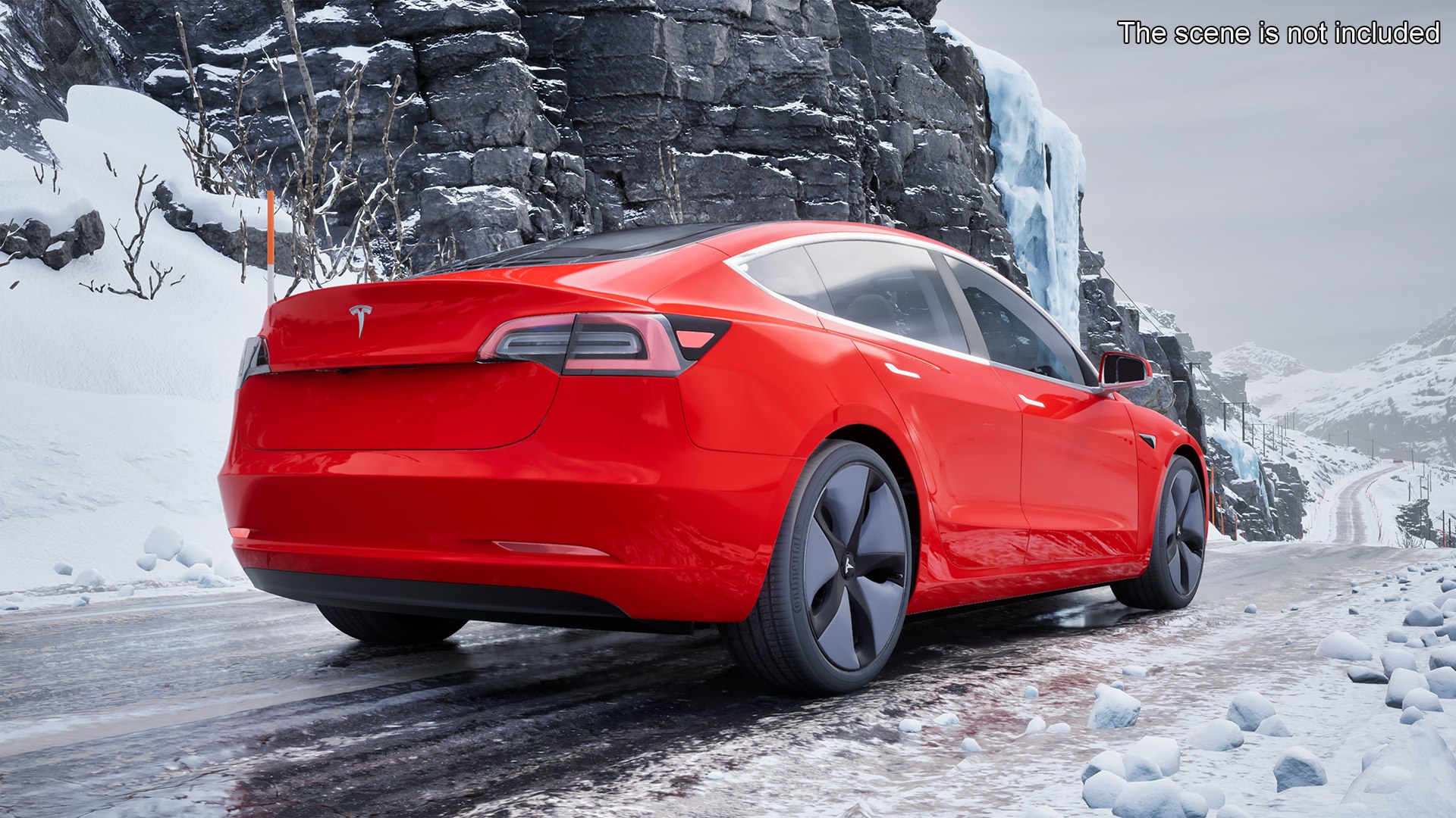 3D model Tesla with Aero Wheel Cower Accessories Rigged - TurboSquid ...