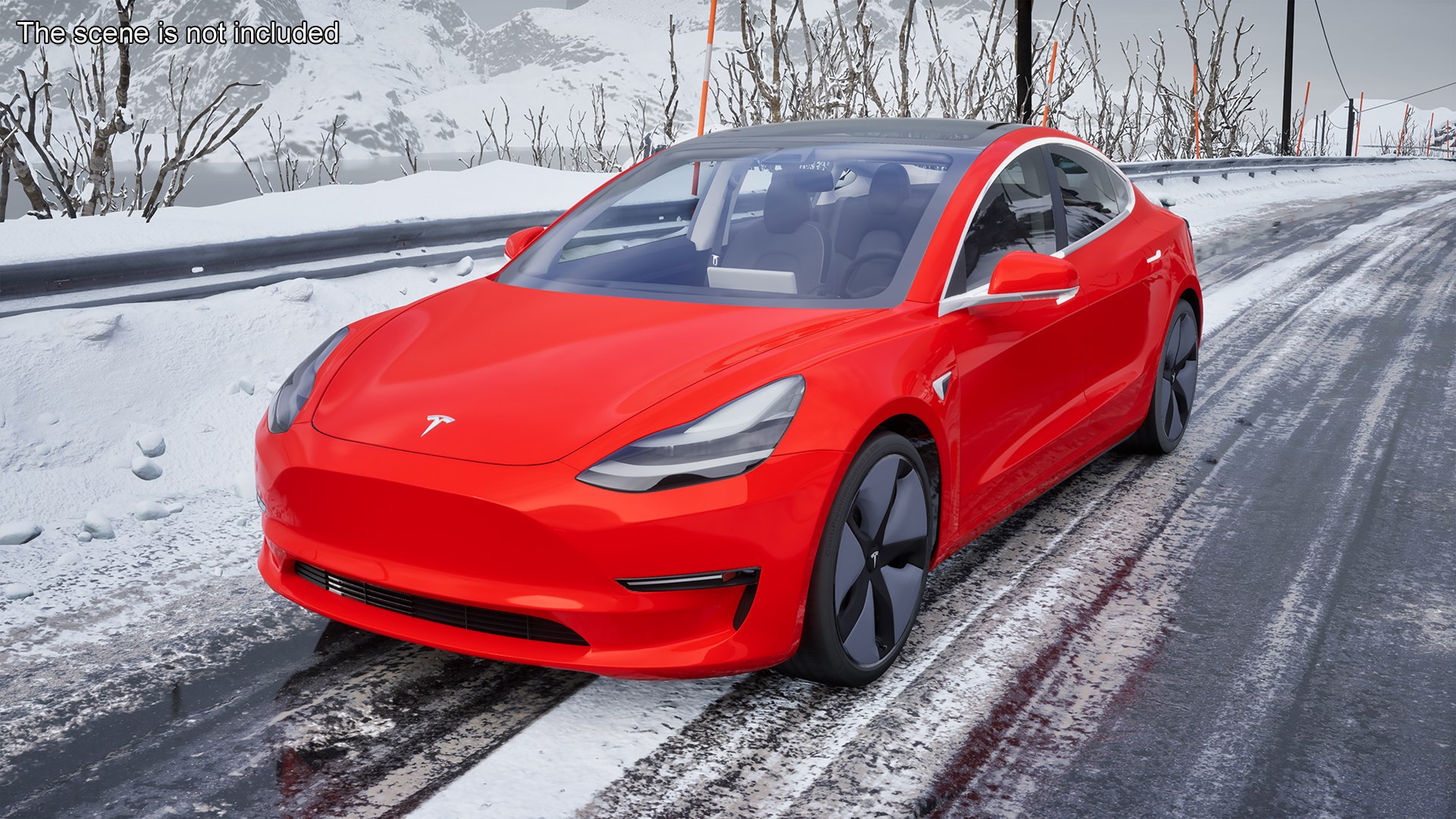 3D model Tesla with Aero Wheel Cower Accessories Rigged - TurboSquid ...