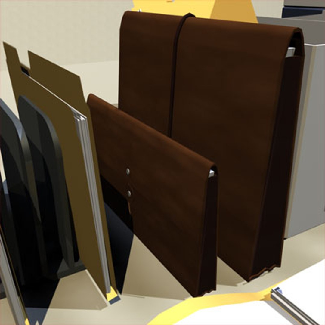 Files Folders Box 01 3d Dxf