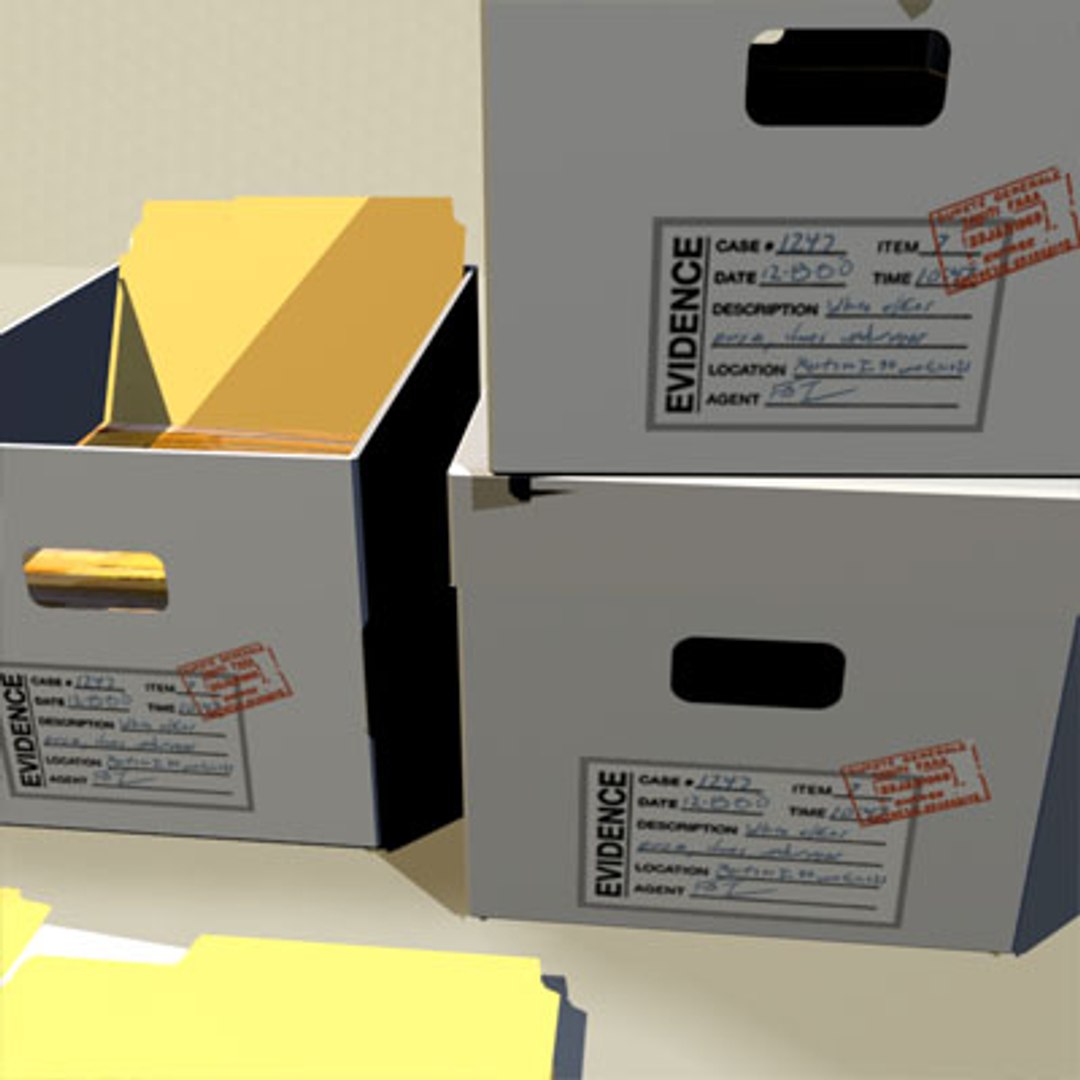 Files Folders Box 01 3d Dxf