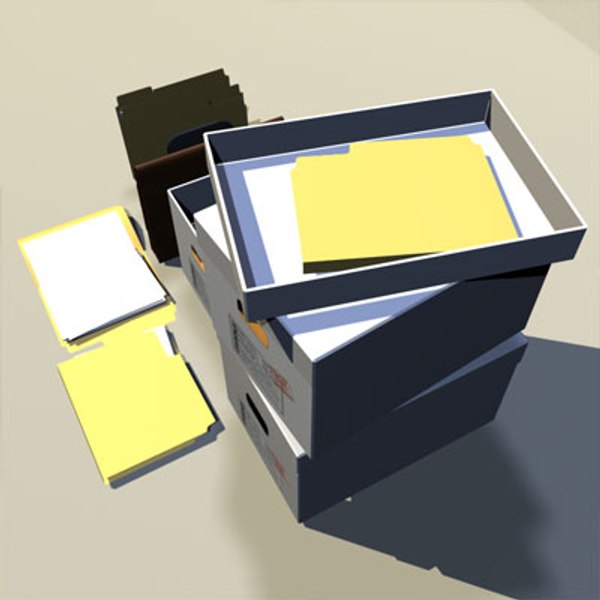 files folders box 01 3d dxf