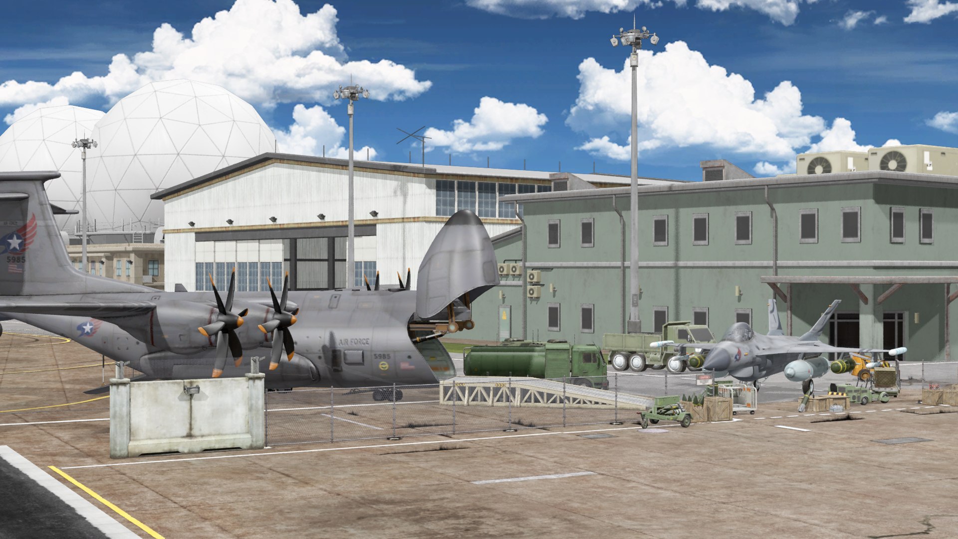 Military Air Base - Airport Terminal Model - TurboSquid 1837634