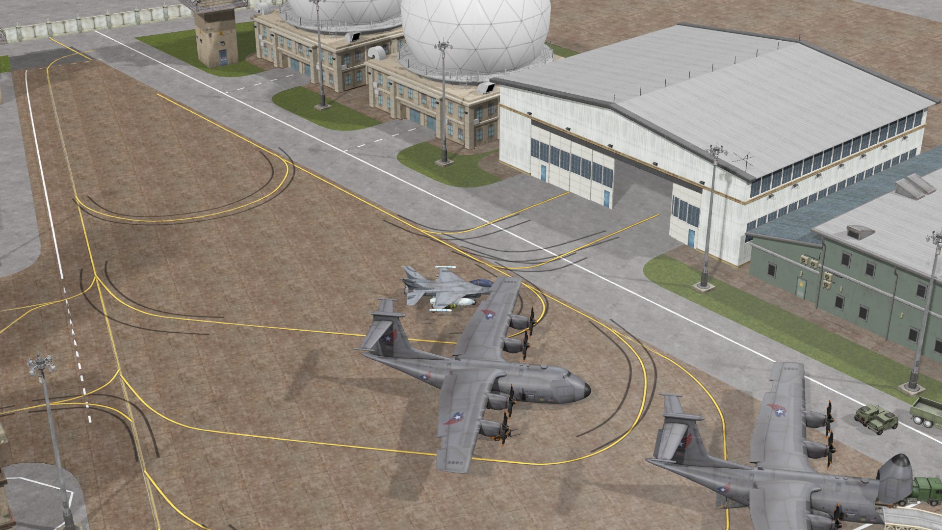 Military Air Base - Airport Terminal Model - TurboSquid 1837634