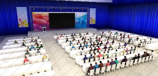 3D virtual stage model - TurboSquid 1670642