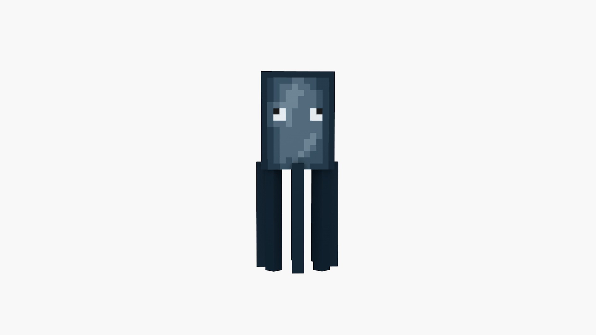 Squid Minecraft 3D Model - TurboSquid 2364712