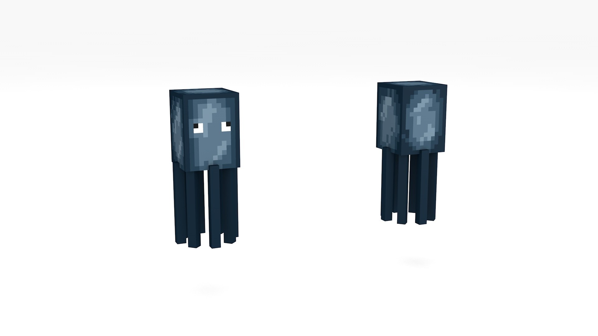 Squid Minecraft 3D Model - TurboSquid 2364712