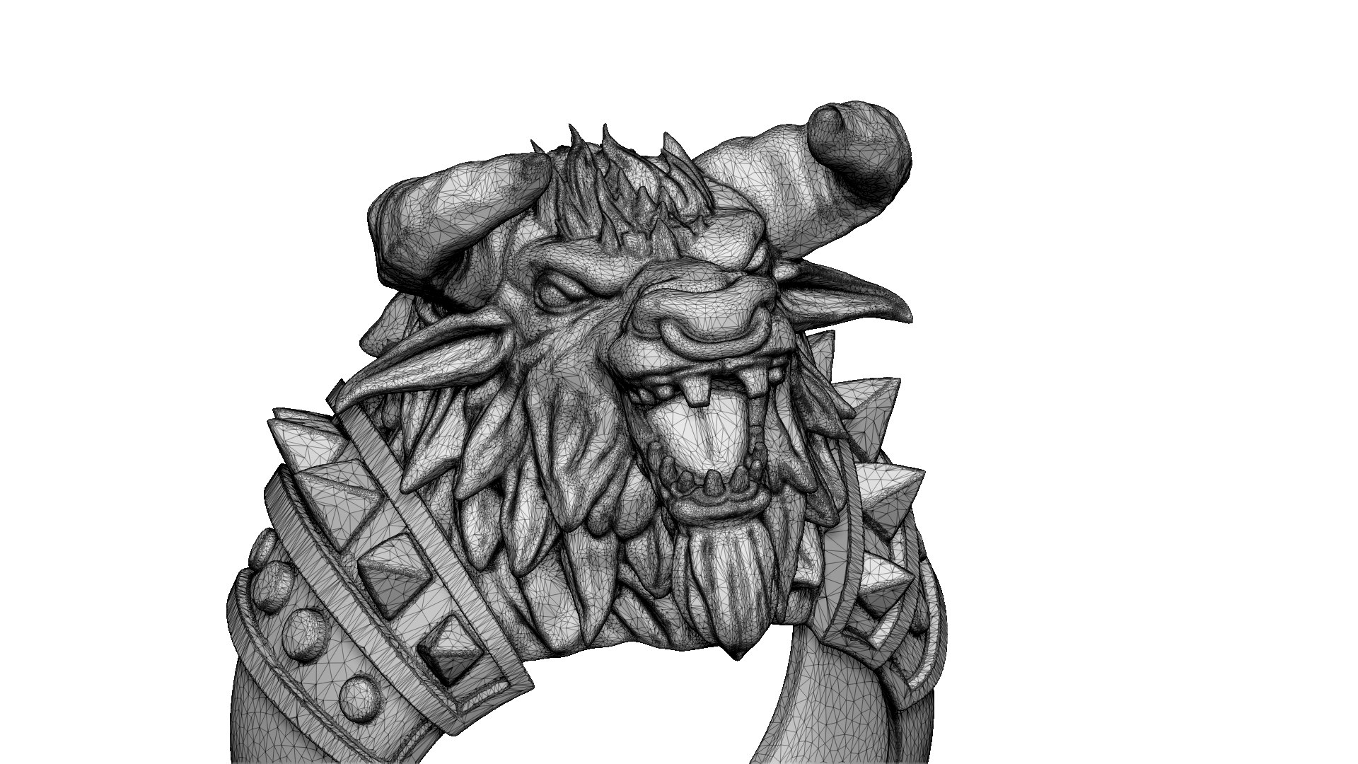 3D Minotaur Ring Model - TurboSquid 2294568