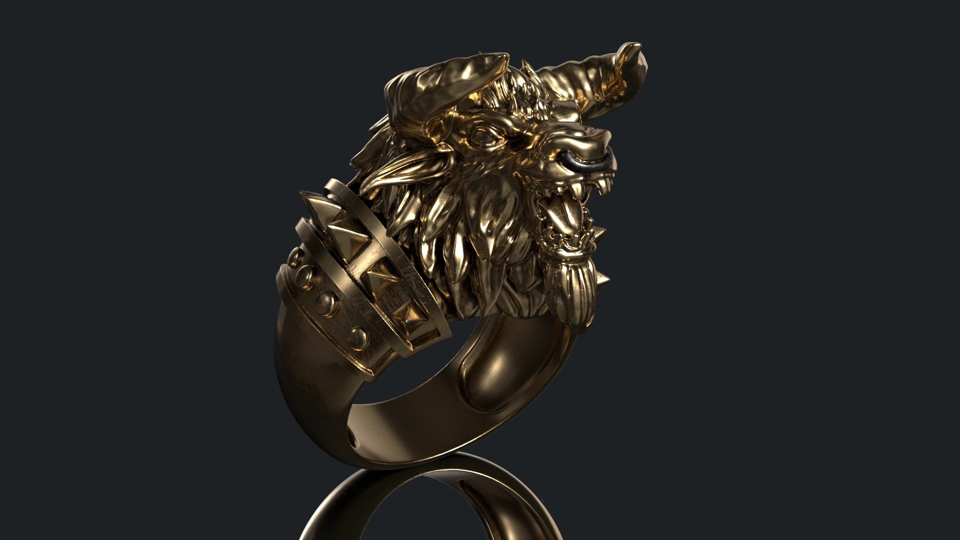 3D Minotaur Ring Model - TurboSquid 2294568