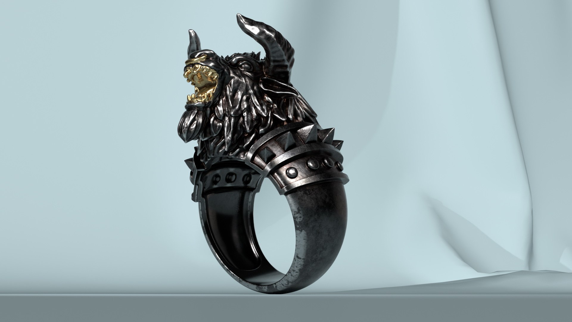 3D Minotaur Ring Model - TurboSquid 2294568