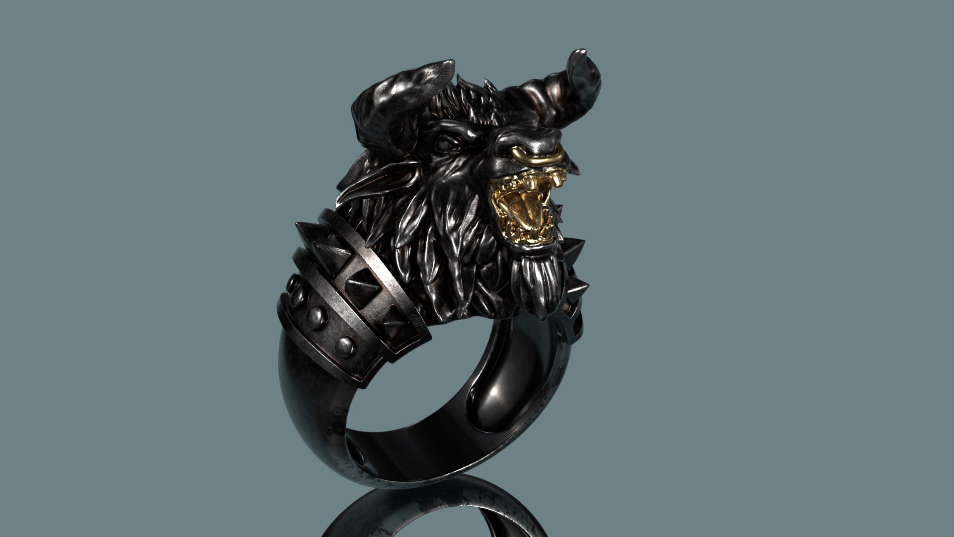 3D Minotaur Ring Model - TurboSquid 2294568