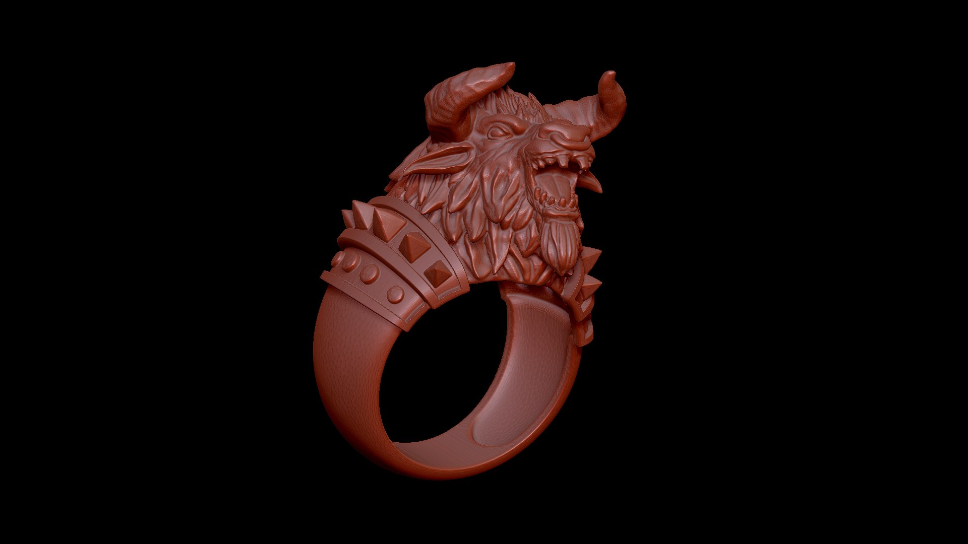 3D Minotaur Ring Model - TurboSquid 2294568