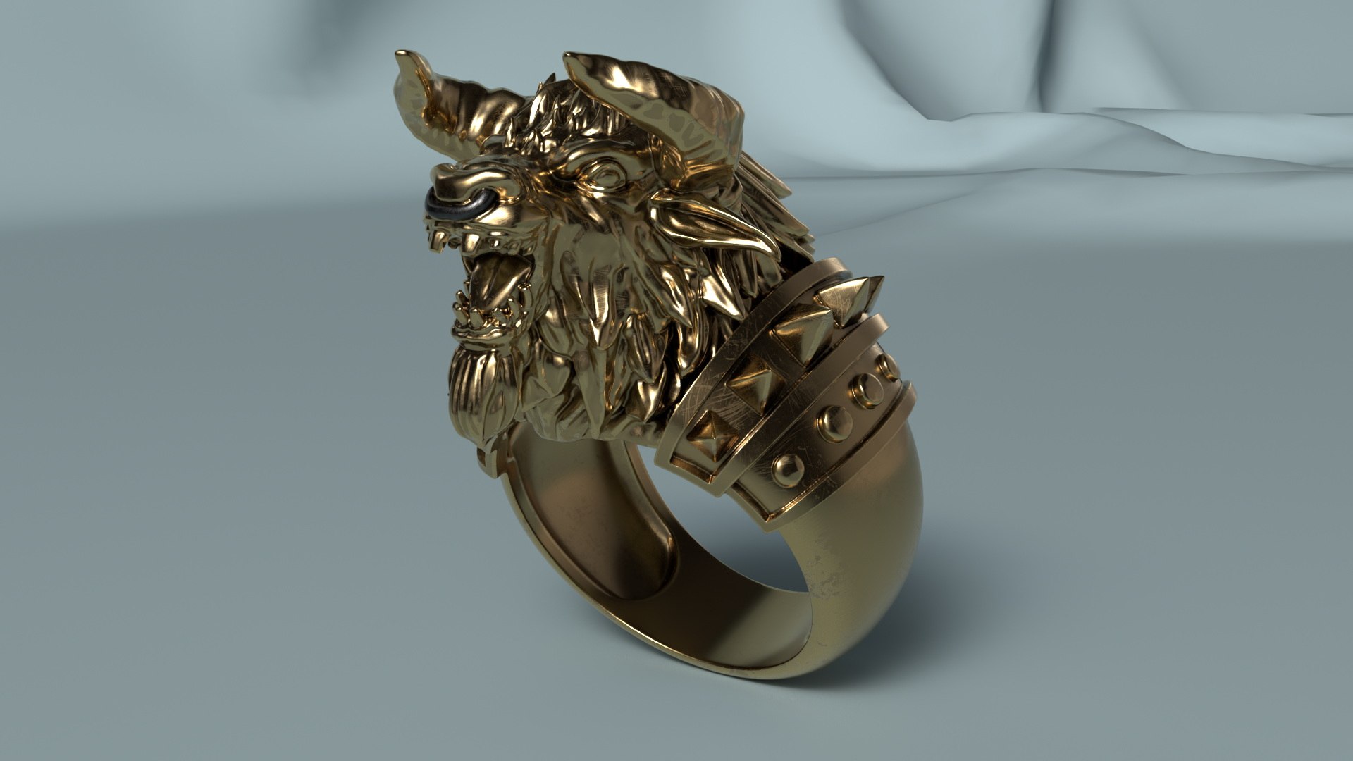 3D Minotaur Ring Model - TurboSquid 2294568