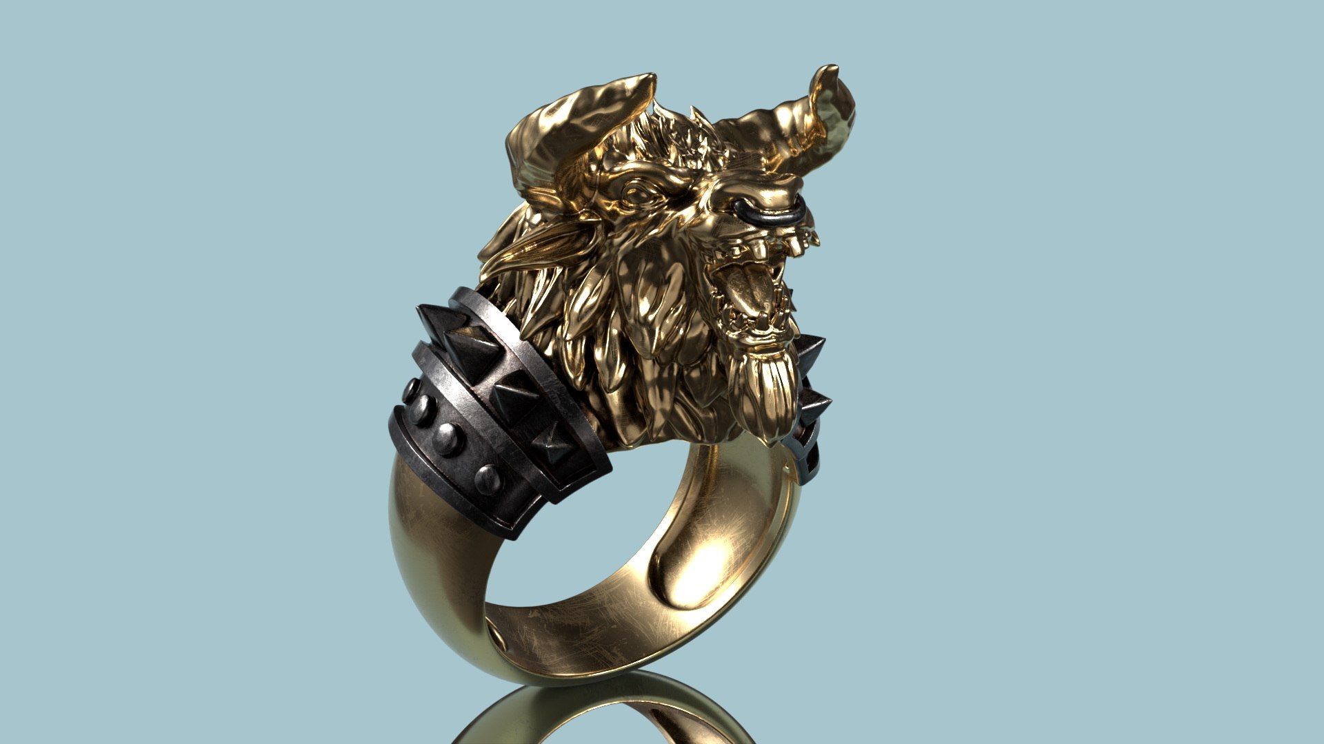 3D Minotaur Ring Model - TurboSquid 2294568