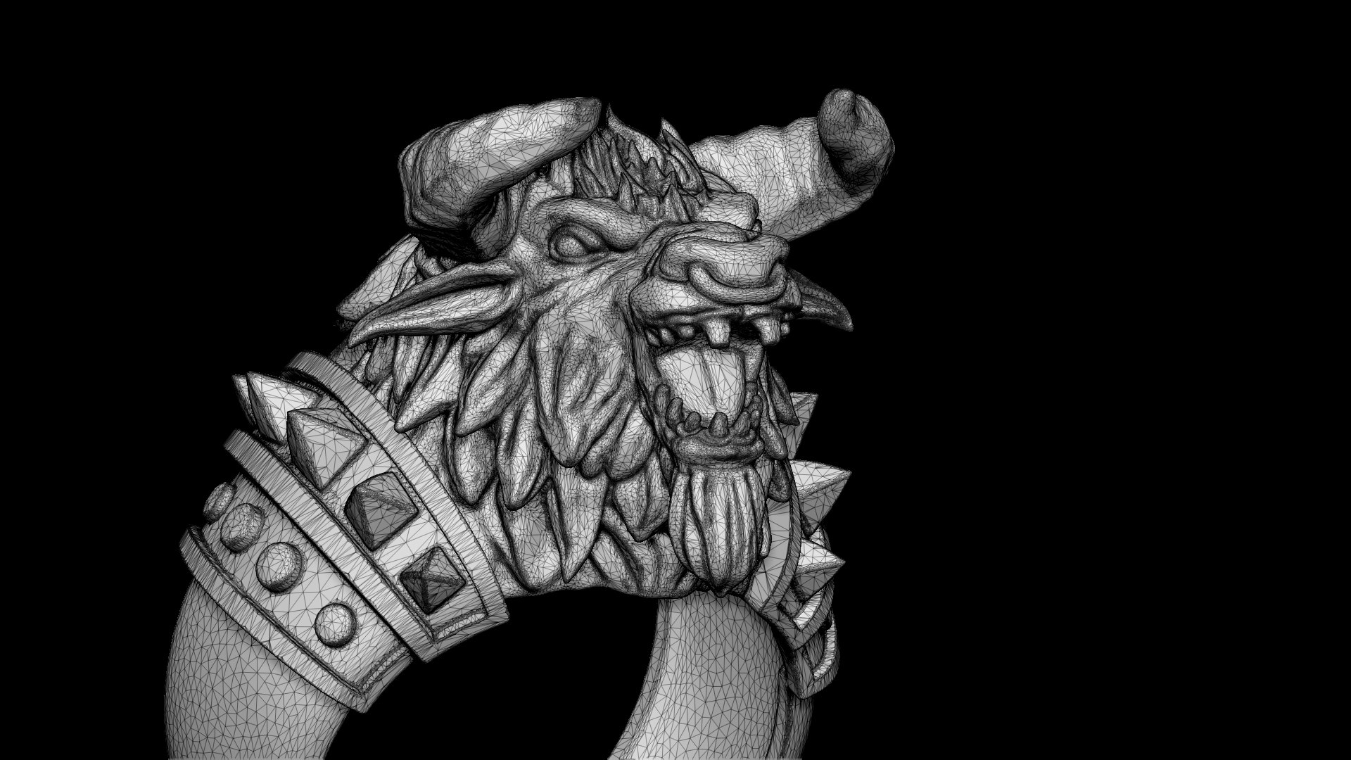 3D Minotaur Ring Model - TurboSquid 2294568